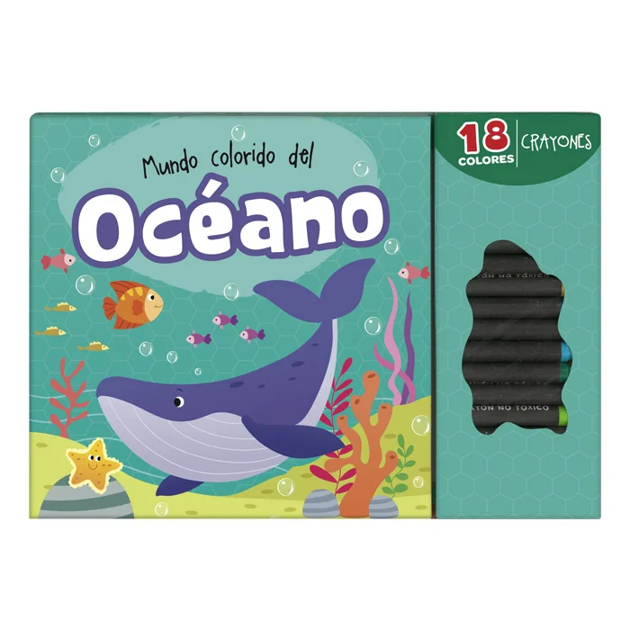 Libro Para Colorear – Mundo Colorido del Océano | Lexus Editores